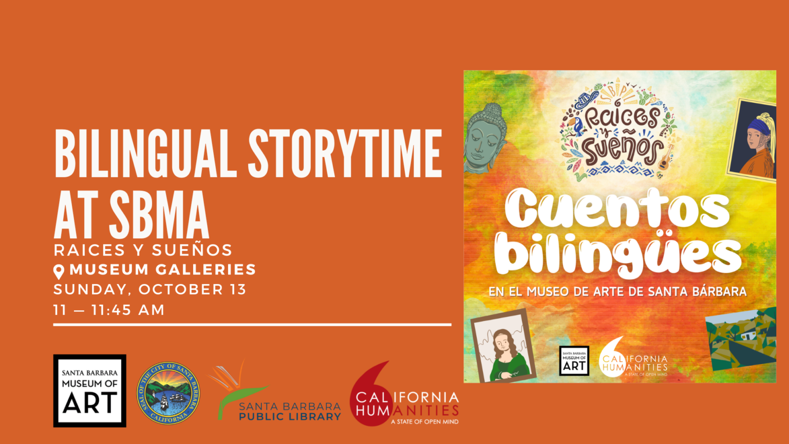 Bilingual Storytelling Raíces y sueños: In Partnership with the Santa ...